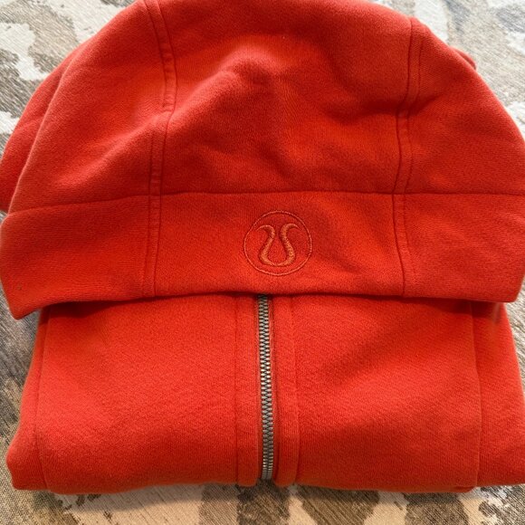 lululemon athletica | Jackets & Coats | Lululemon Scuba Jacket Orange ...